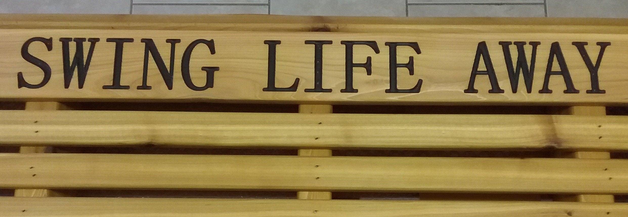 Engraved Lettering Personalization Upgrade for Southern Swings Orders ...